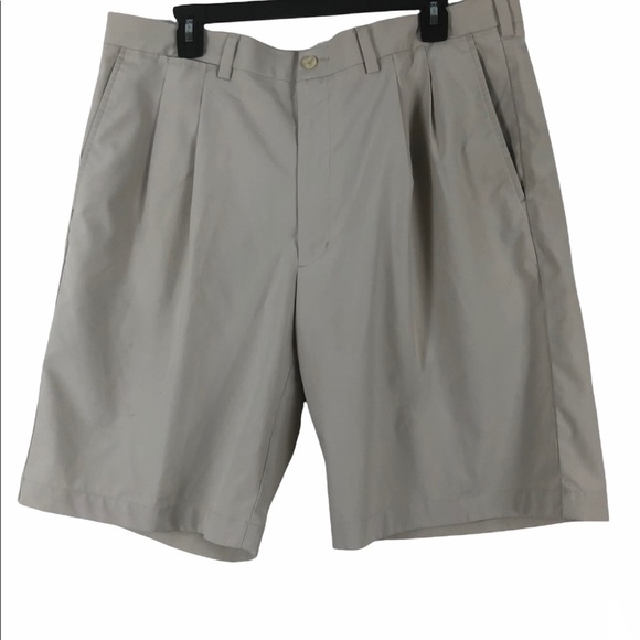 PGA Tour | Shorts | Pga Tour Golf Bermuda Short Cream Size L | Poshmark